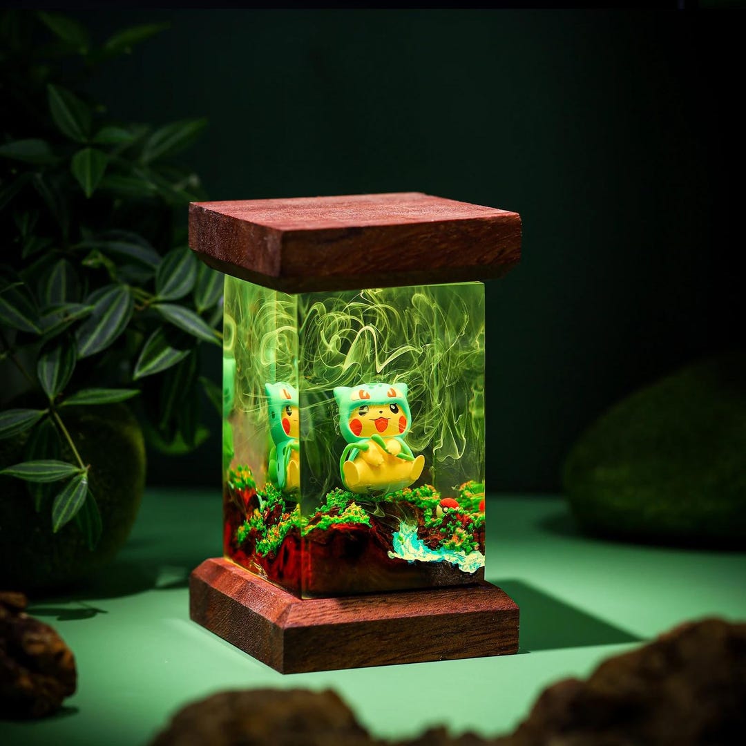 Pi/k.ac.hu Bulb.asa.ur Gifts, Resin Epoxy Night Light, Personalized ...