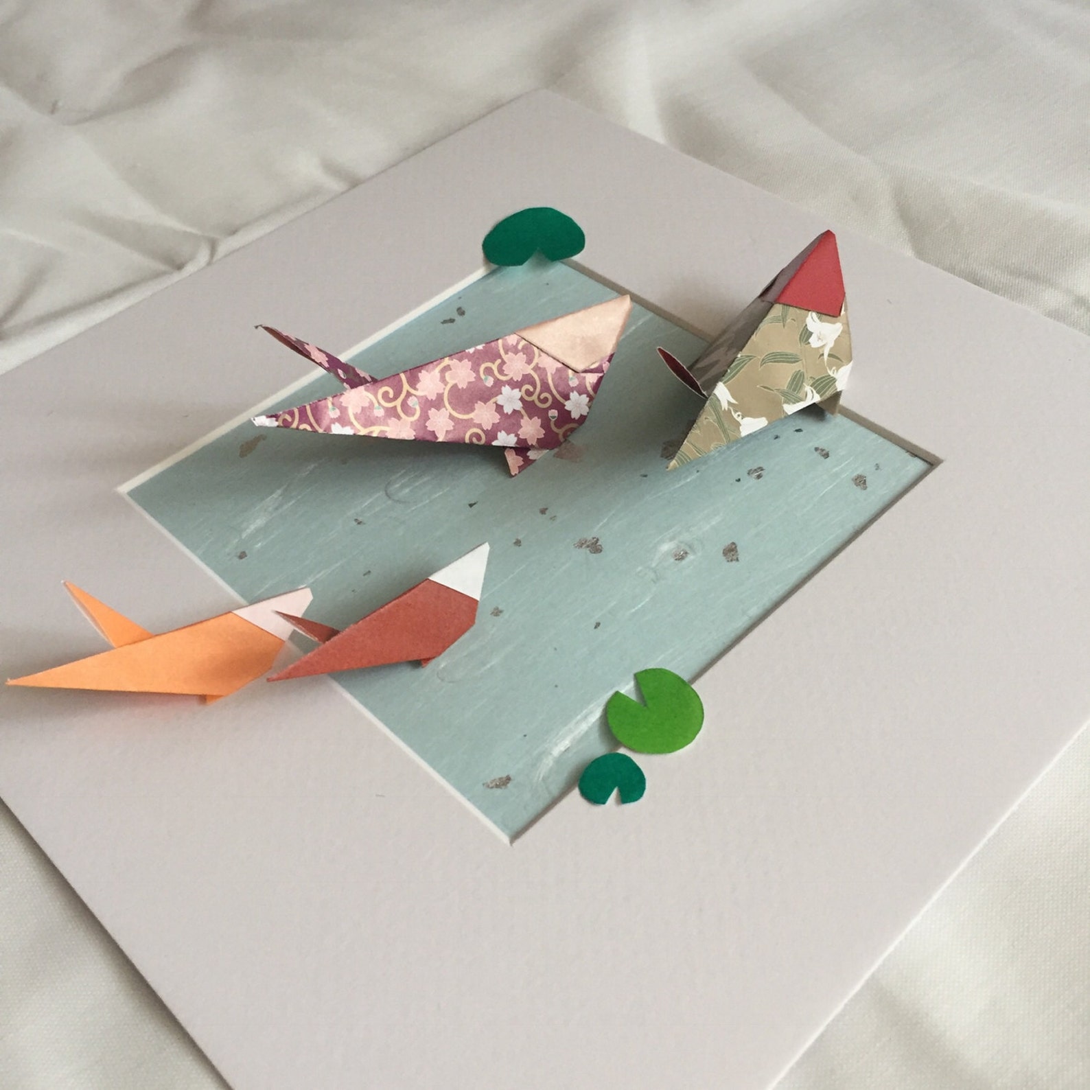 Family Gift, 3D Framed Origami, Gift for Her, Origami, Handmade, Framed ...