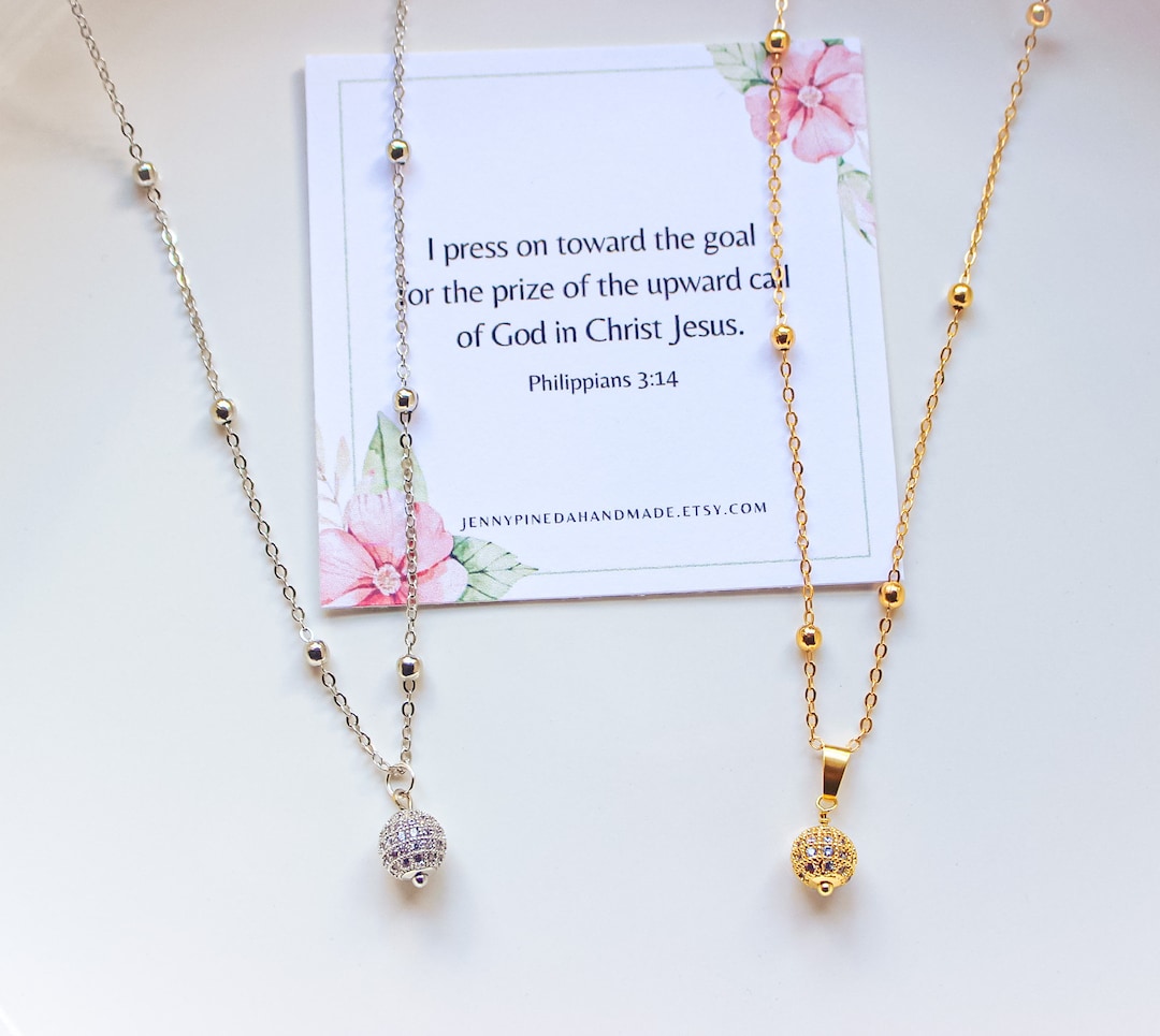 Bible Verse Gold Filled Necklace, Christian Necklace, Bible Study ...