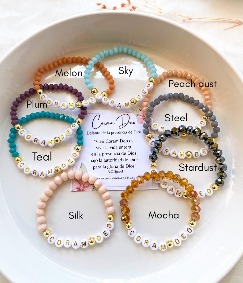 Coram Deo Bracelet, Christian Gifts for Her, Christian Women Jewelry ...
