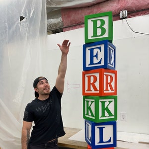 Alphabet Letter Blocks Any Size You Want Durable and Stackable - Etsy