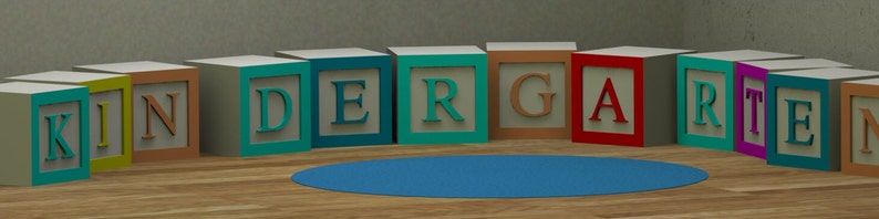 Alphabet Letter Blocks Any Size You Want Durable and Stackable - Etsy