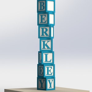 Alphabet Letter Blocks Any Size You Want Durable and Stackable - Etsy