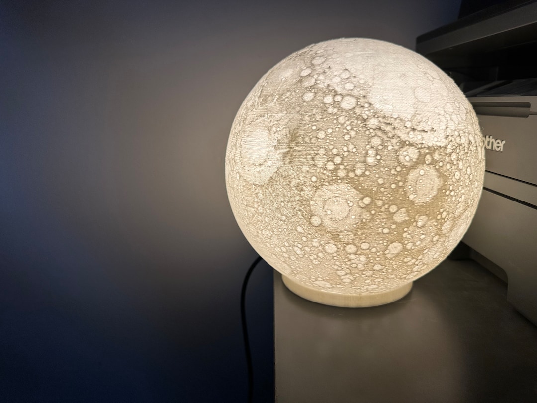 NASA Moon Lamp - Table or Pendant | Moon Lamp | Pendant Lamp | Space ...