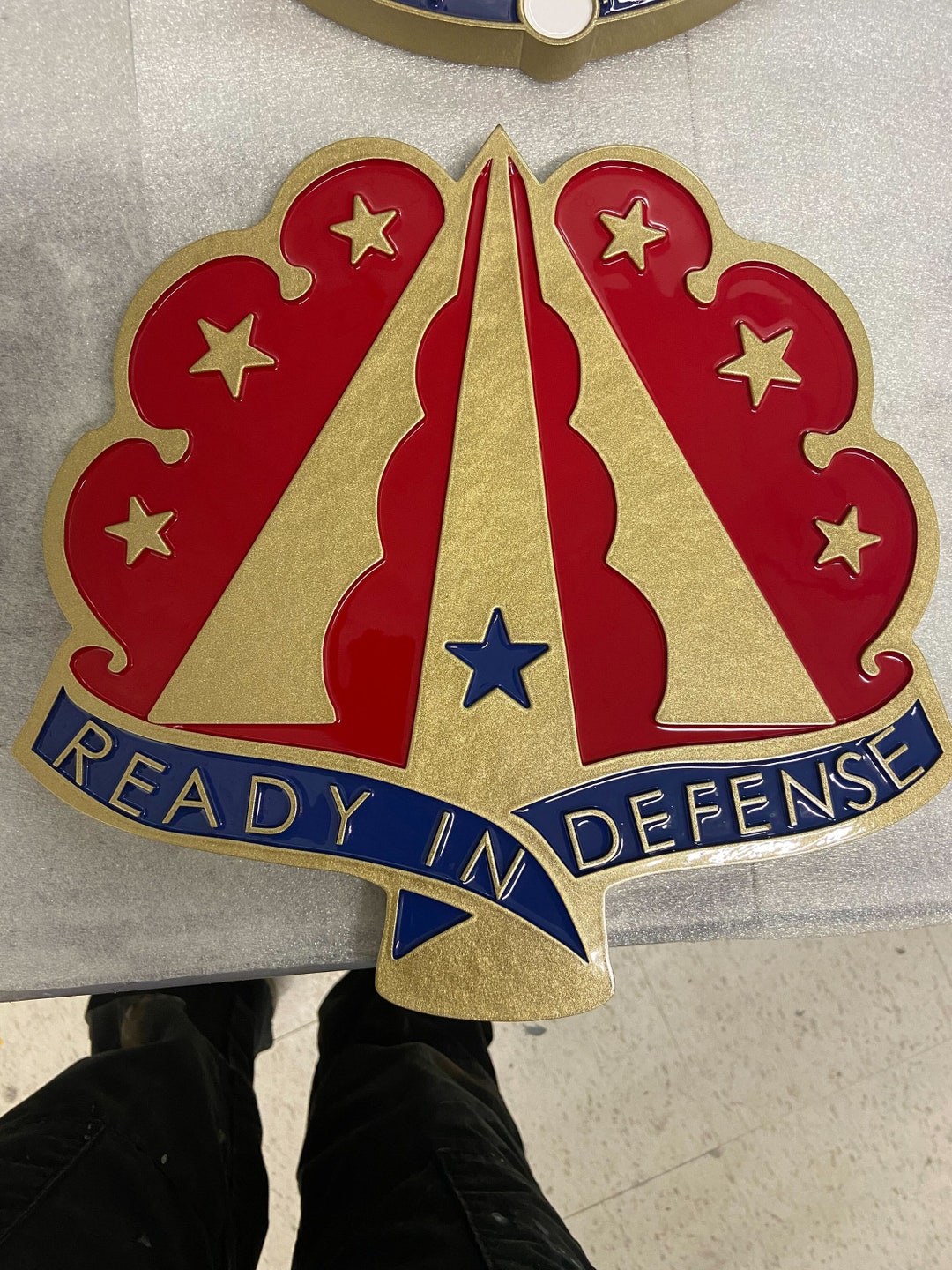 Ready in Defense Wall Art - Army Emblem - Etsy