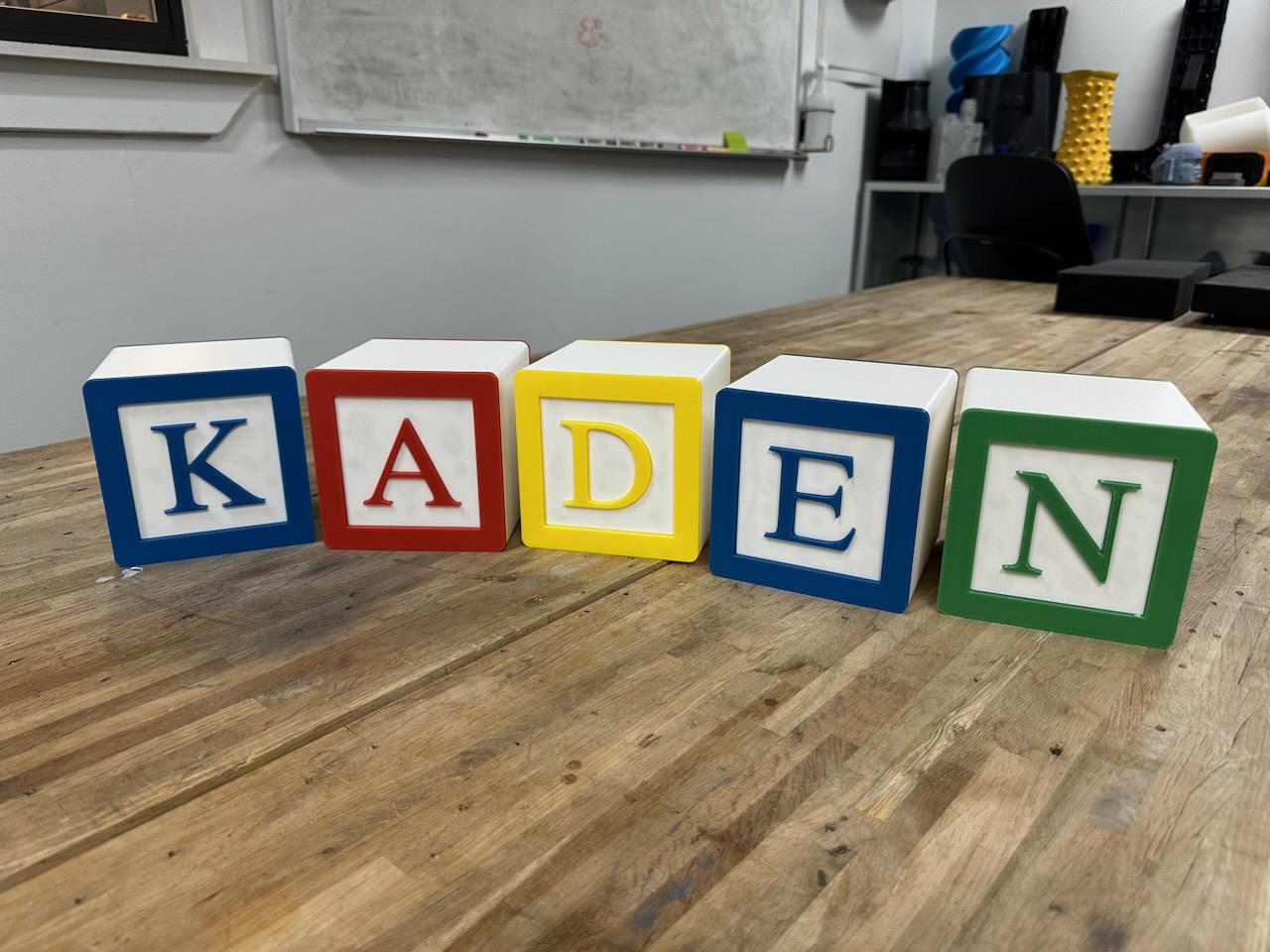 Alphabet Letter Blocks - Any Size You Want! Durable and Stackable! - Etsy