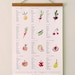 Seasonal Fruits and Veggies Calendar,kitchen Wall Decor,healthy ...