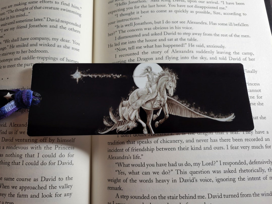 Pegasus Bookmark. Diana Goddess of the Moon Metal Art. Artemis Fantasy ...