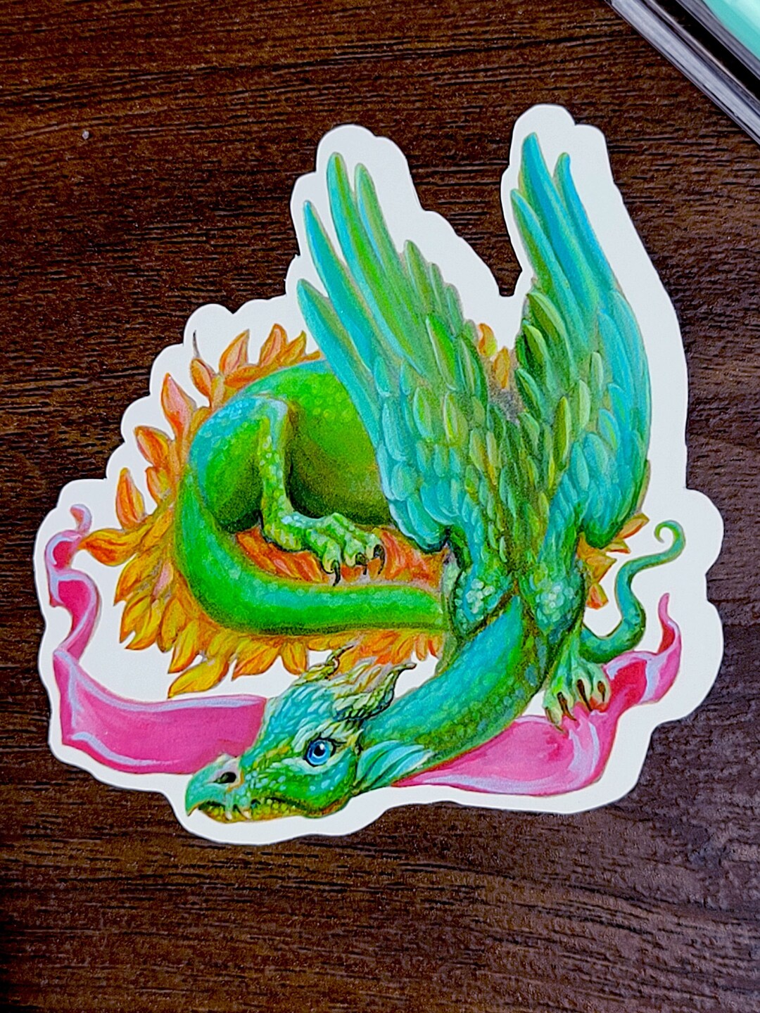 Fantasy Dragon Sticker. Ash Tree Dragon. Laptop Sticker. Junk - Etsy