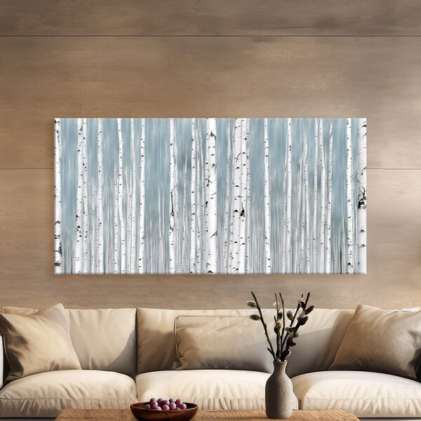 Abstract Birch Trees - Etsy