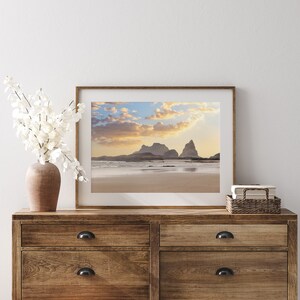 Coastal Oregon Wall Art Print, Beach Photography Canvas, Nature Wall ...