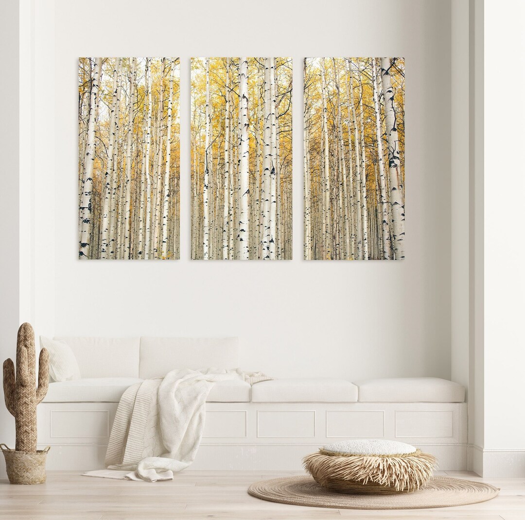 Gallery Wall Set of 3 Aspen Metal Prints Collage - Colorado Wall Art ...