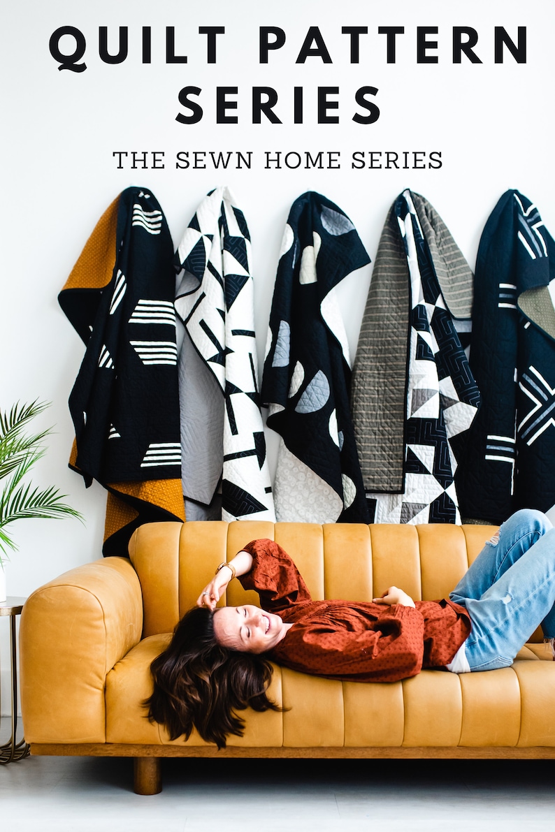 Sewn Home Quilt Pattern Series PDF Download | Modern Quilt Patterns - Etsy