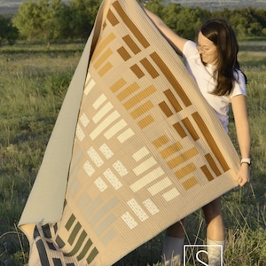 Leaded Light Quilt Pattern PDF Download | Modern Quilt Pattern - Etsy