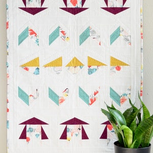 Origami Quilt Pattern PDF Download | Modern Quilt Pattern - Etsy