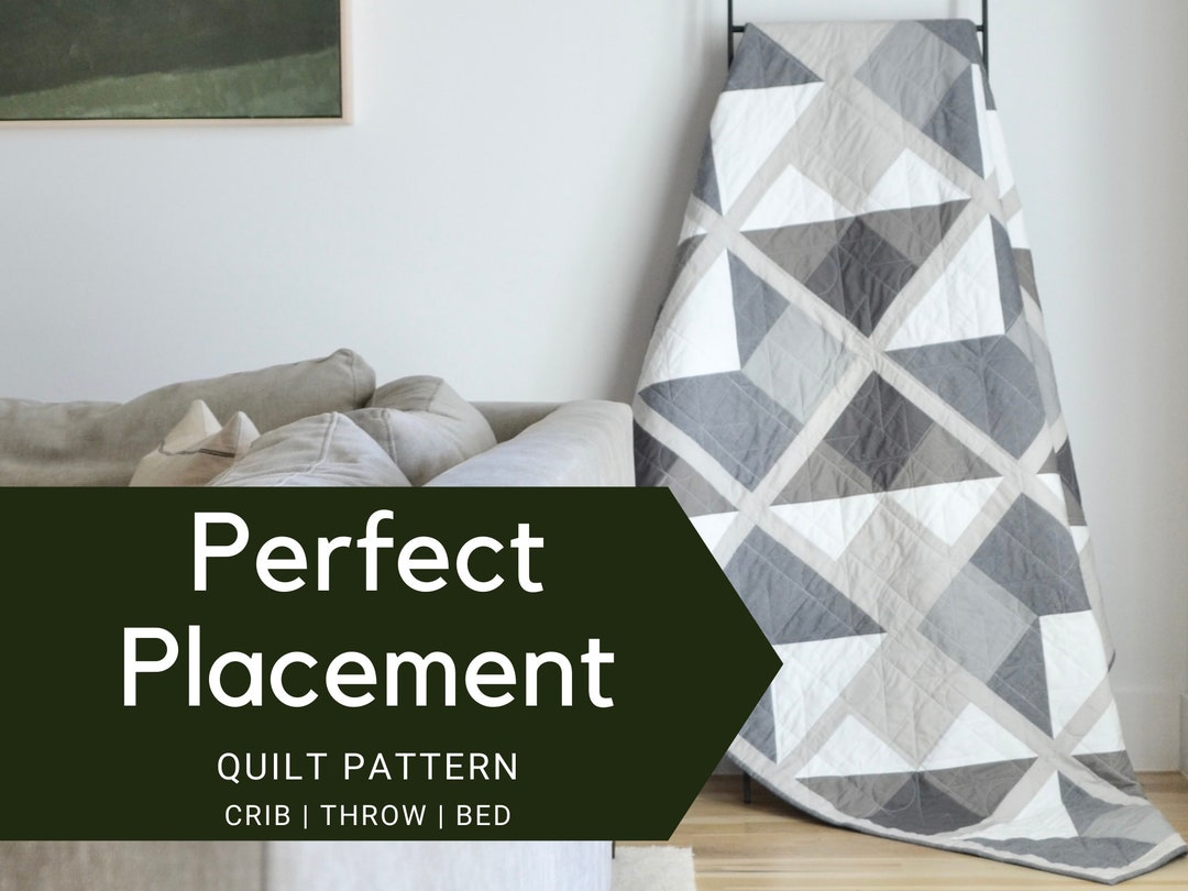 Perfect Placement Quilt Pattern PDF Download - Etsy