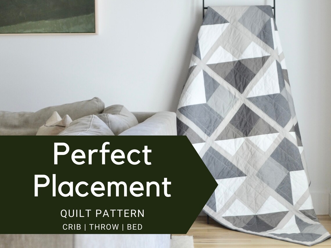Perfect Placement Quilt Pattern PDF Download - Etsy