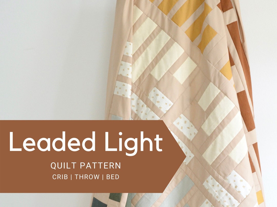 Leaded Light Quilt Pattern PDF Download - Etsy