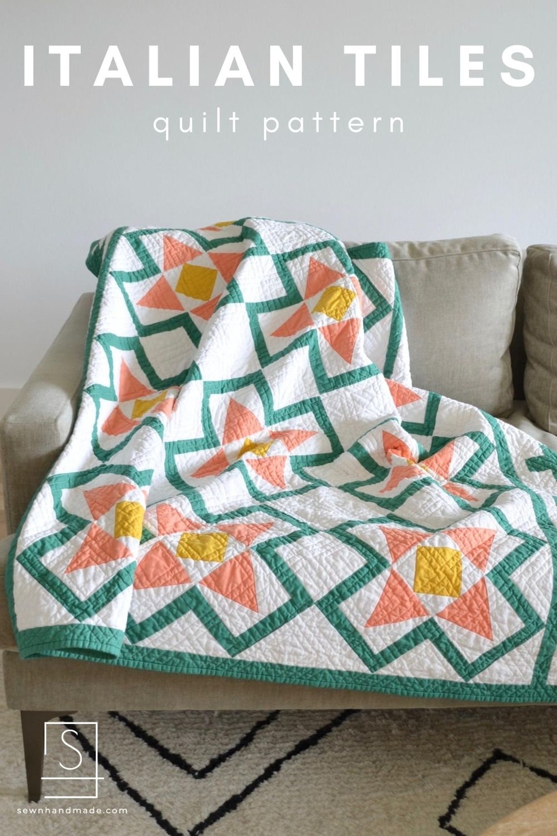 Italian Tiles Quilt Pattern PDF Download - Etsy Canada