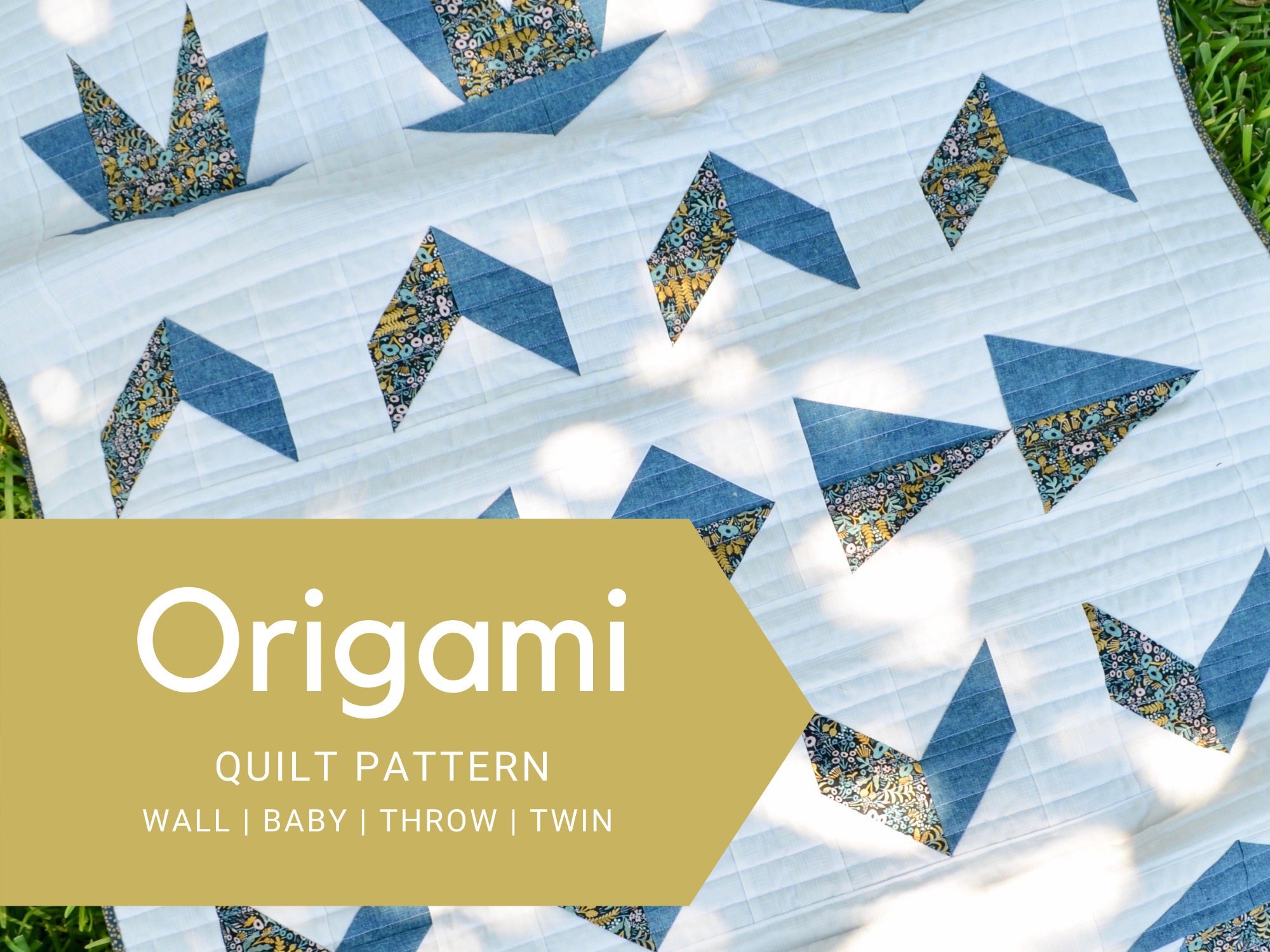 Origami Quilt Pattern PDF Download - Etsy