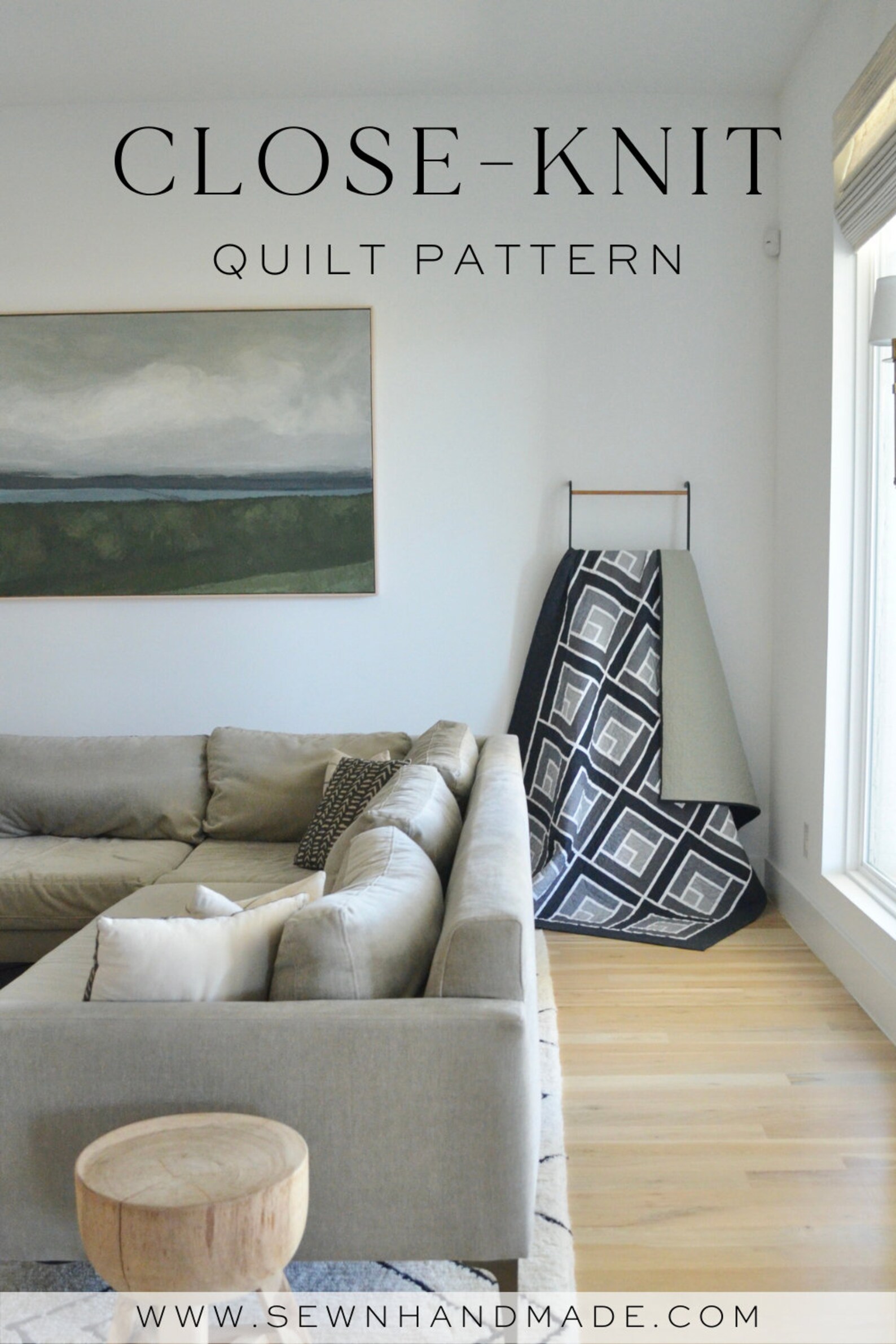 Close-knit Quilt Pattern PDF Download | Modern Quilt Pattern - Etsy
