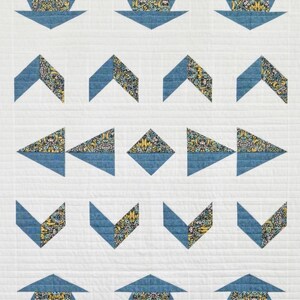 Origami Quilt Pattern PDF Download | Modern Quilt Pattern - Etsy