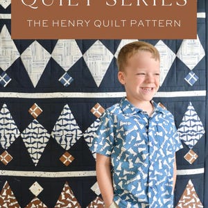 Henry's Quilt Pattern PDF Download | Modern Quilt Pattern | Beginner ...