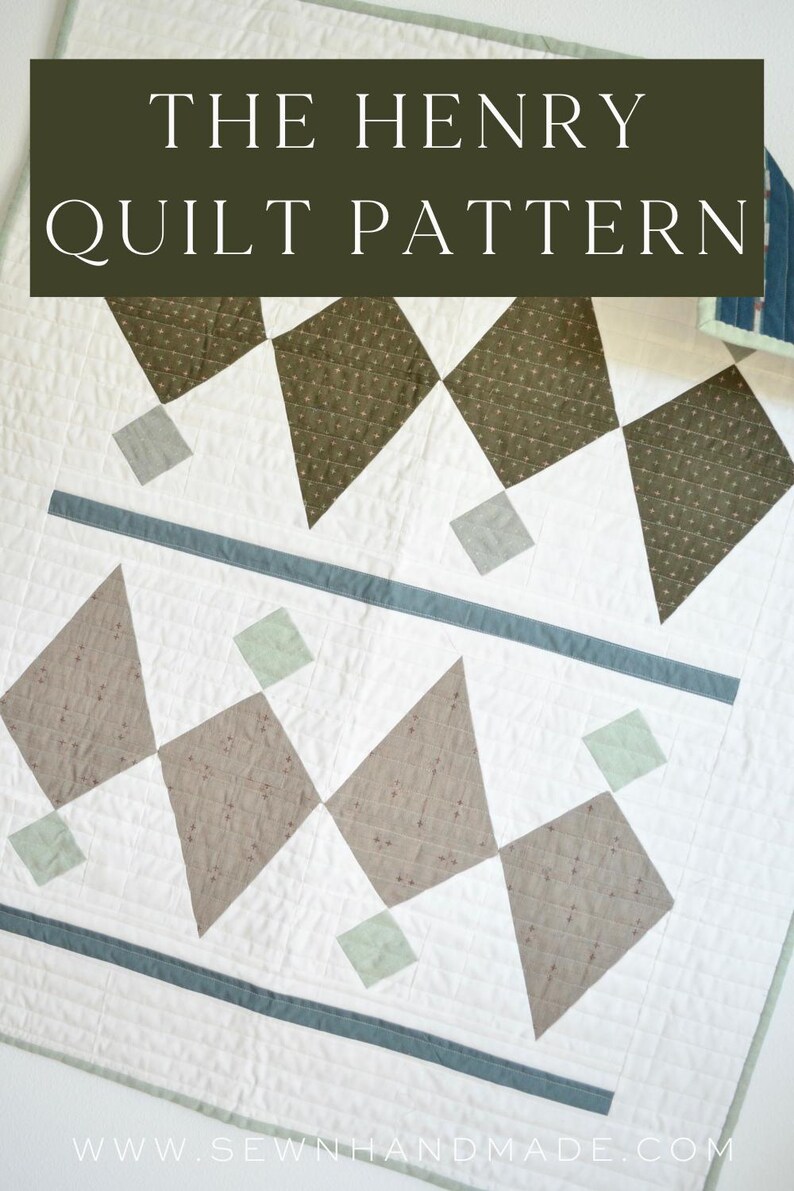 Henry's Quilt Pattern PDF Download | Modern Quilt Pattern | Beginner ...