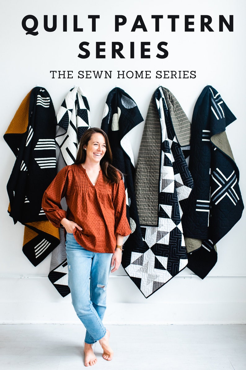 Sewn Home Quilt Pattern Series PDF Download | Modern Quilt Patterns - Etsy