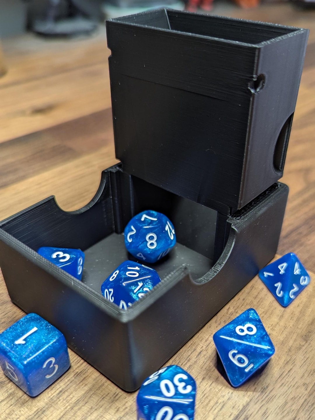 Portable Dice Tower - Custom Color - Etsy