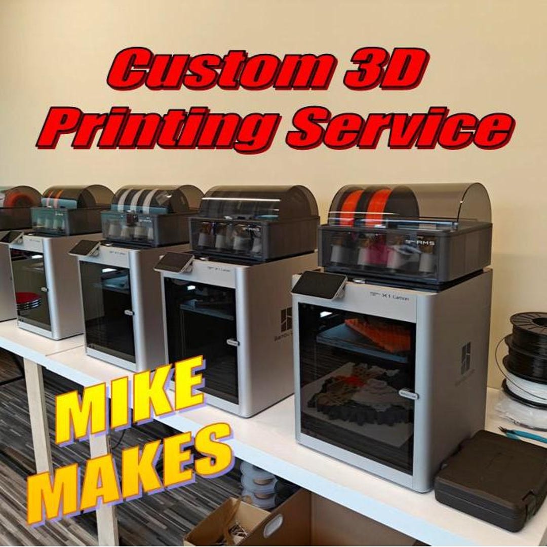 Custom 3D Printing Service | Multi-color STL File Printing - Etsy