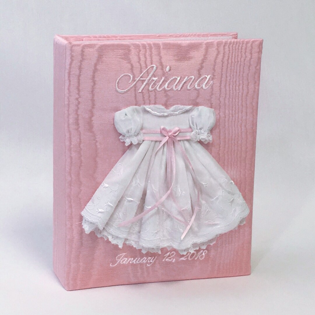Swiss Batiste Dress on Moiré Medium Hardbound Album // Children's Sweet ...