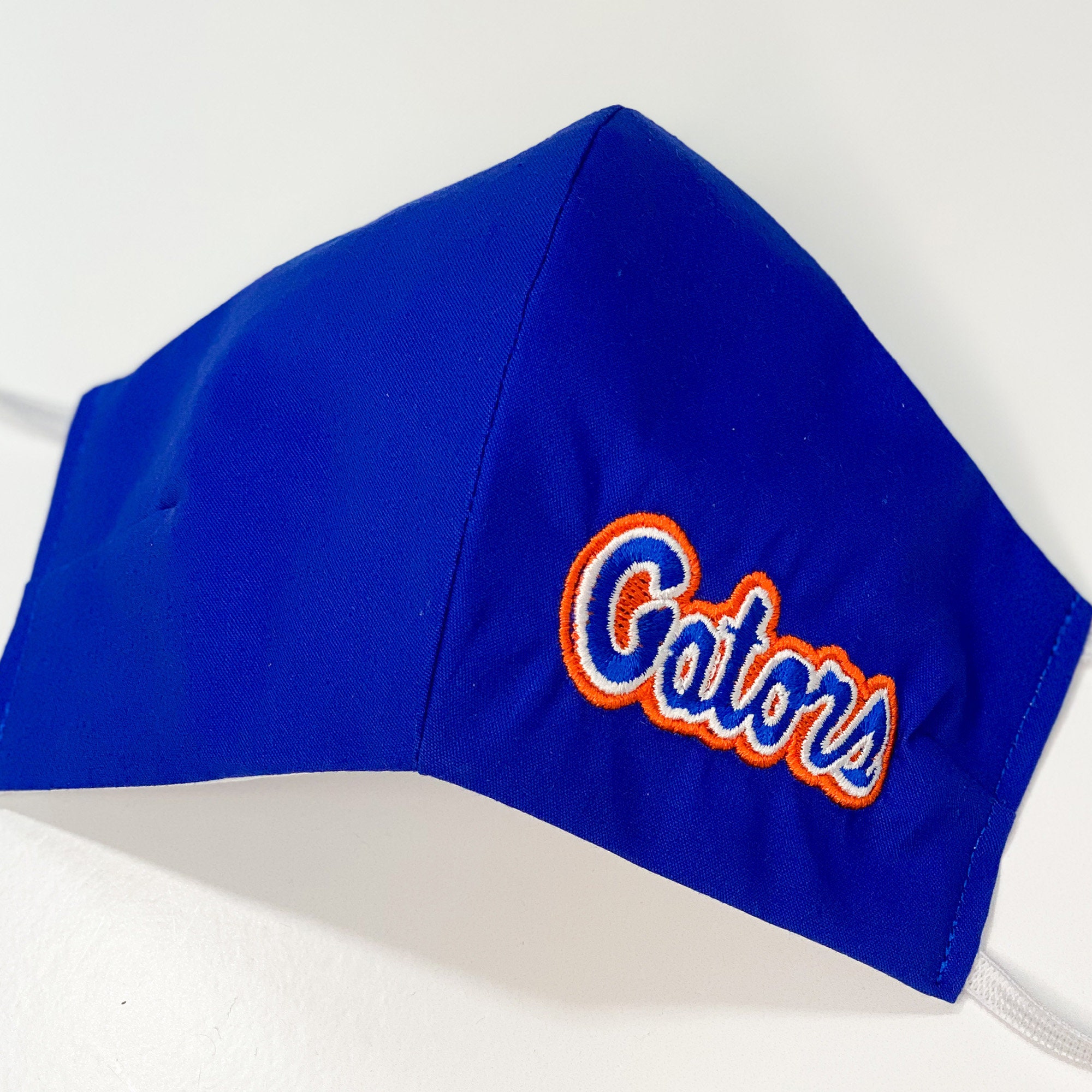 Embroidered Florida Gators Face Mask. 100% Cotton. 3 Layers. | Etsy