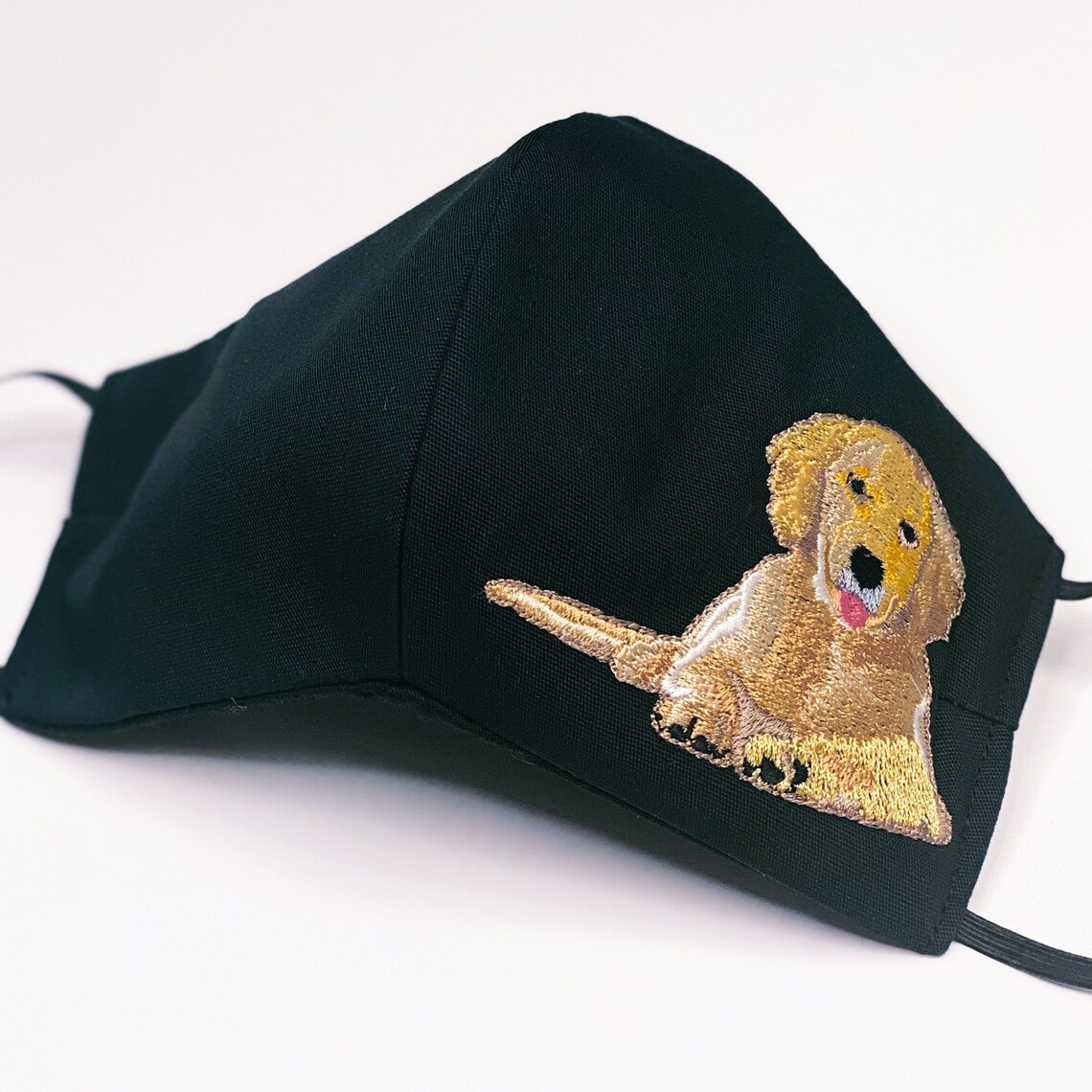 Golden Retriever Face Mask - Etsy