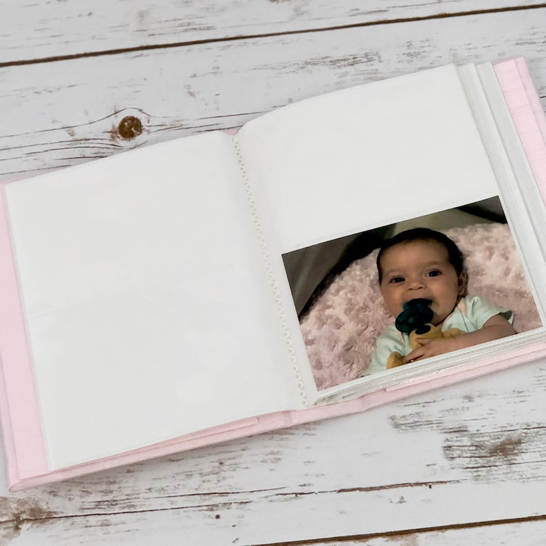 Personalized Baby Photo Album for 4x6 Photo Prints: Nursery Rhyme Toile ...