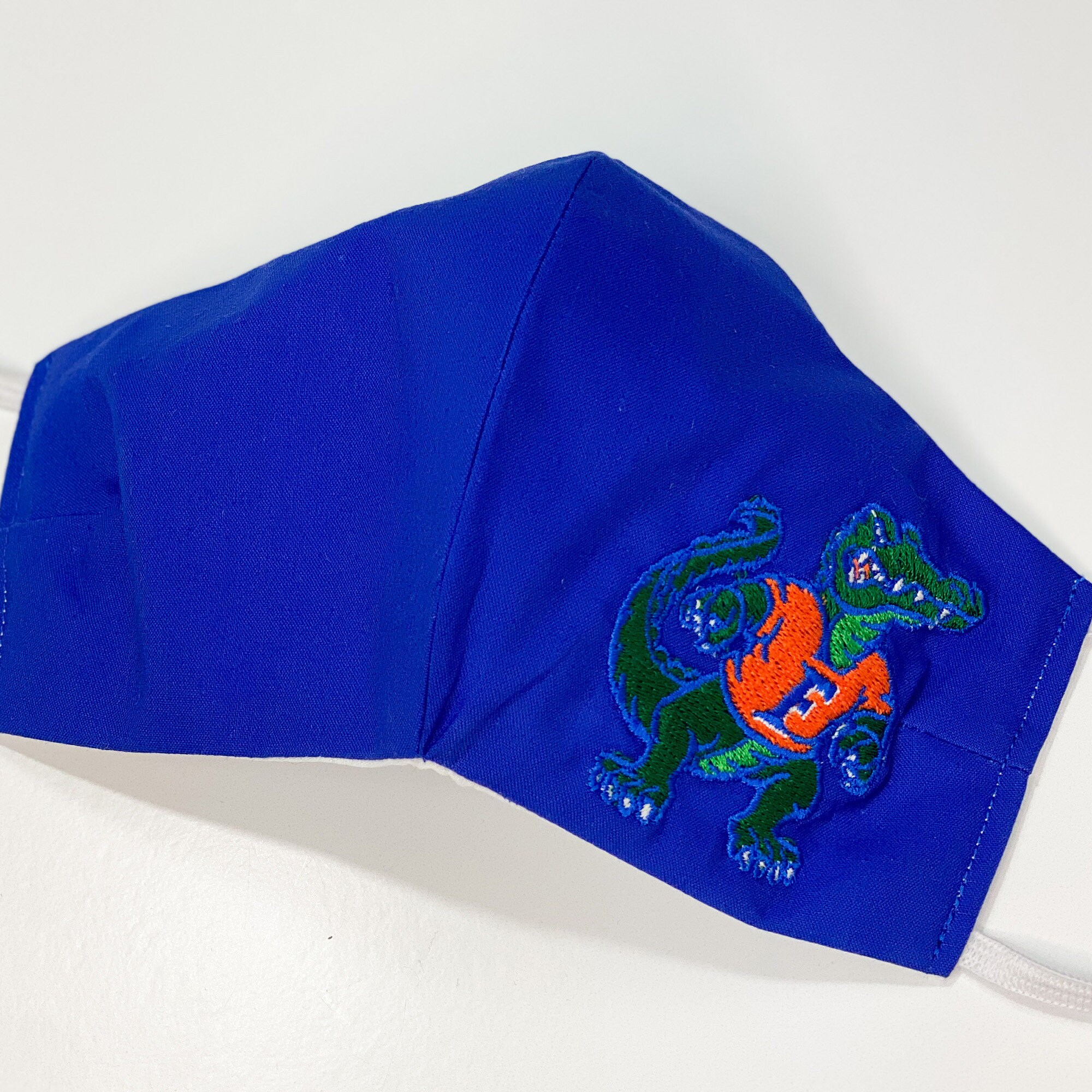 Embroidered Florida Gators Face Mask. 100% Cotton. 3 Layers. | Etsy