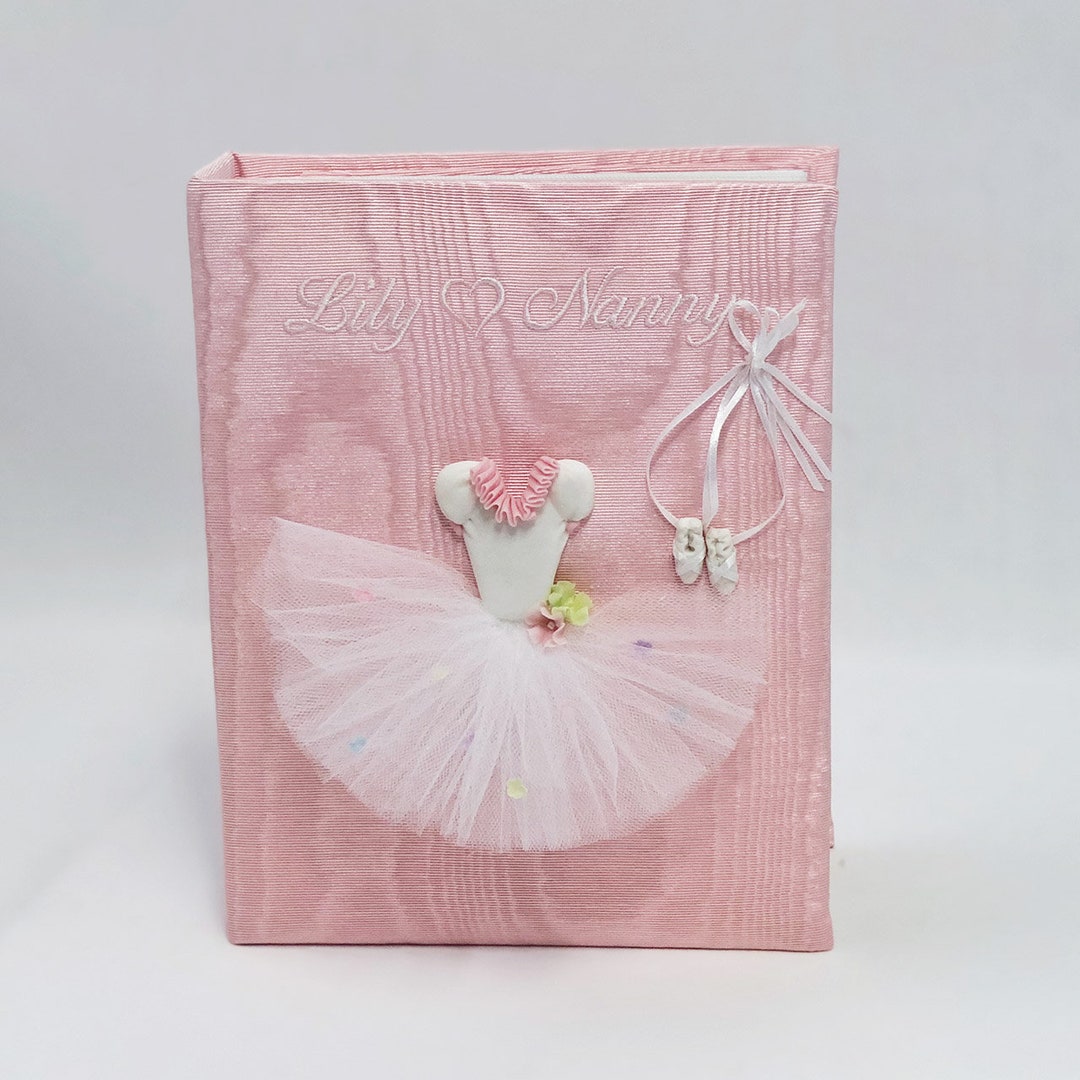 Medium Hardbound Album With Ballerina Tutu on Moiré // Little Ballerina ...