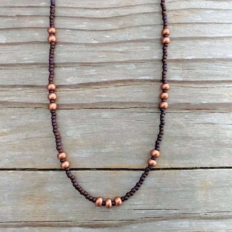 Boho Beaded Necklace - Etsy