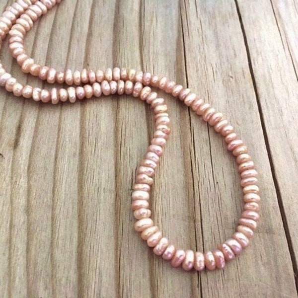 Seed Pearl Necklace - Etsy