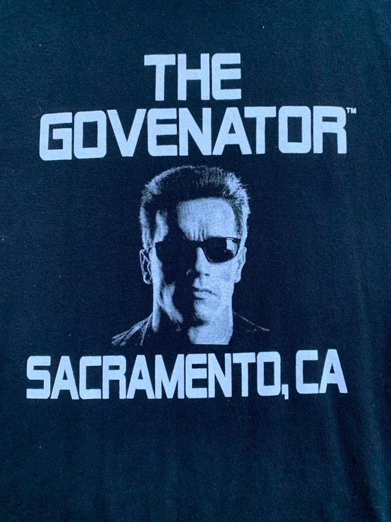 Vintage Arnold Schwarzenegger The Govenator T Shirt S… - Gem