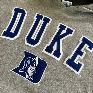Vintage Duke University Hoodie Sweatshirt Size 3XL Quality Embroidered ...