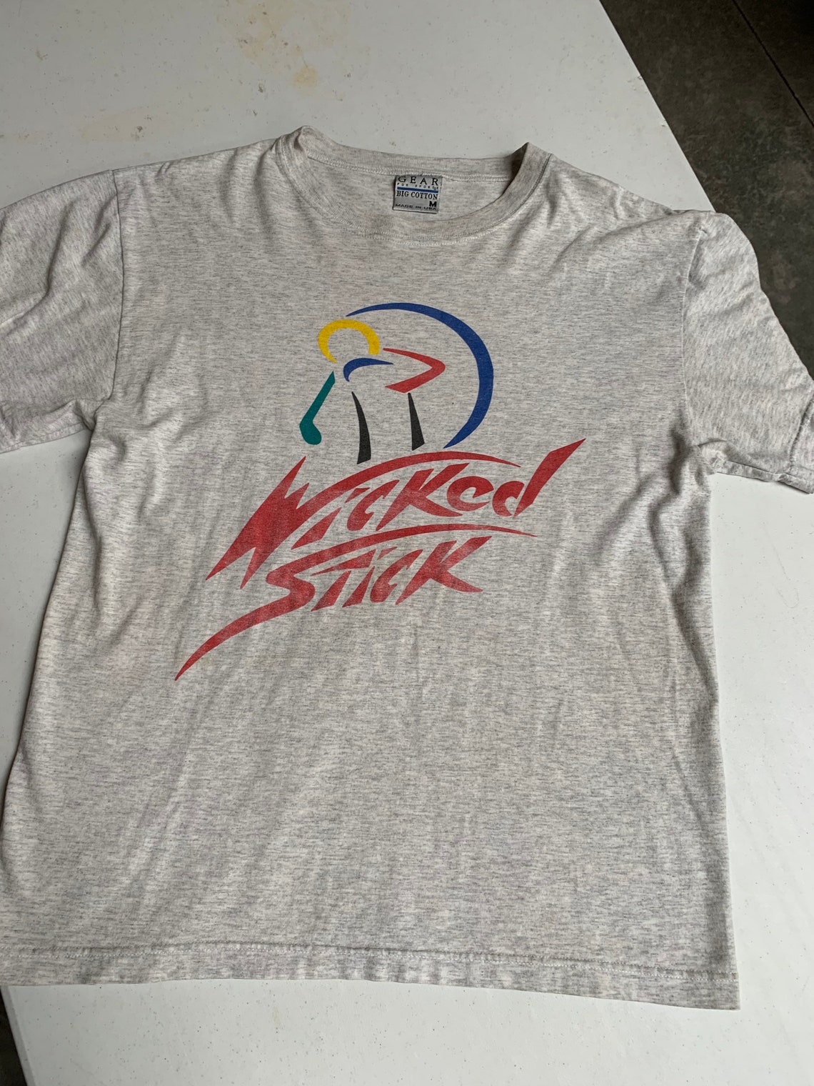 Vintage Wicked Stick Golf Club T Shirt Size Medium Awesome Graphic ...