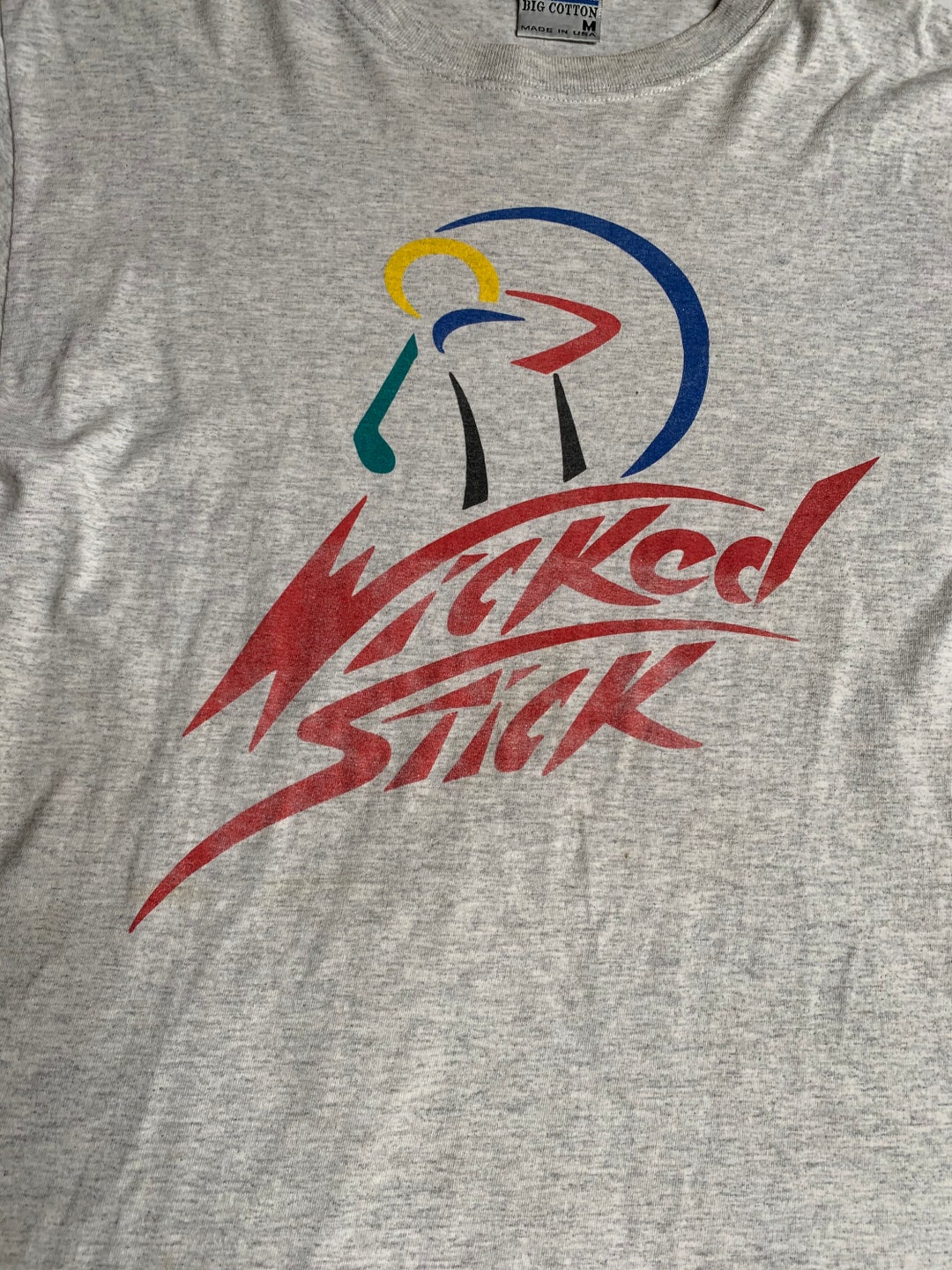 Vintage Wicked Stick Golf Club T Shirt Size Medium Awesome Graphic ...