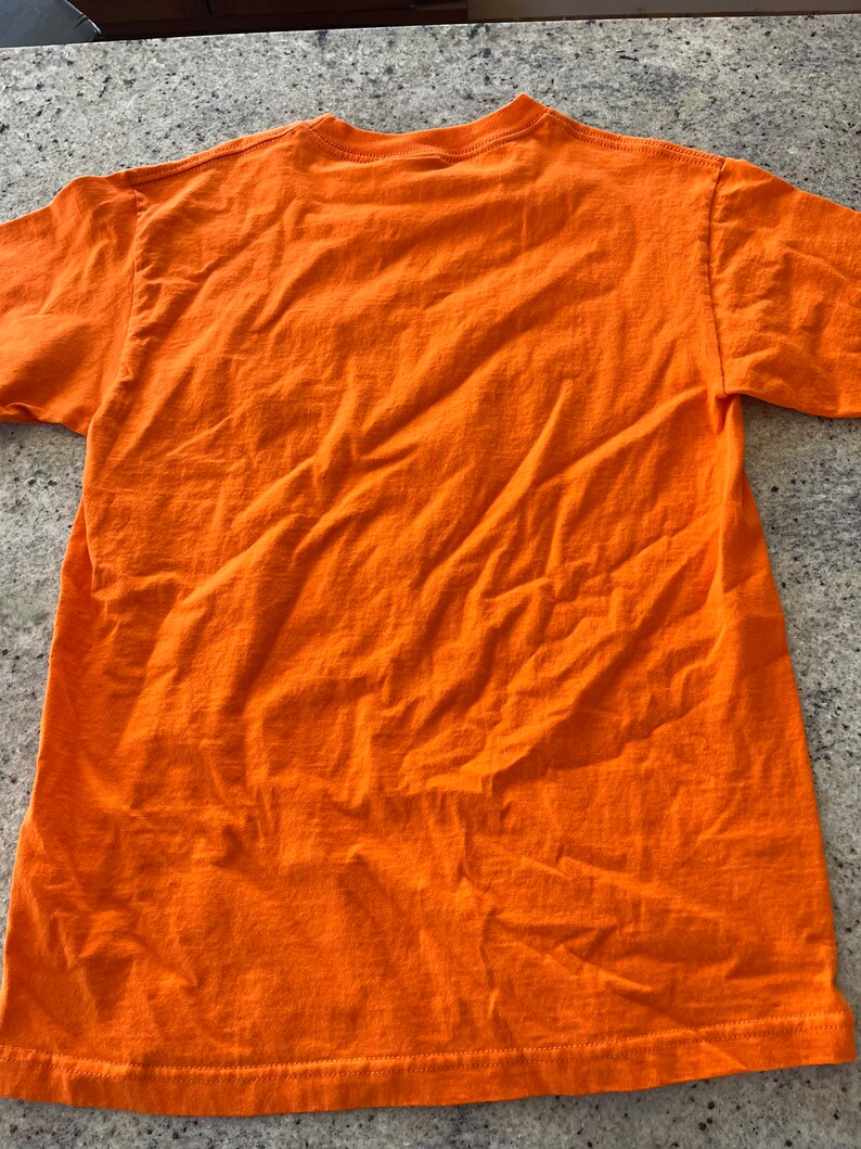 Vintage State Prison T Shirt Uniform Size Medium 12836413 Orange Jail ...