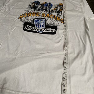 Vintage Horse Racing Miller Time T Shirt Size XL - Etsy
