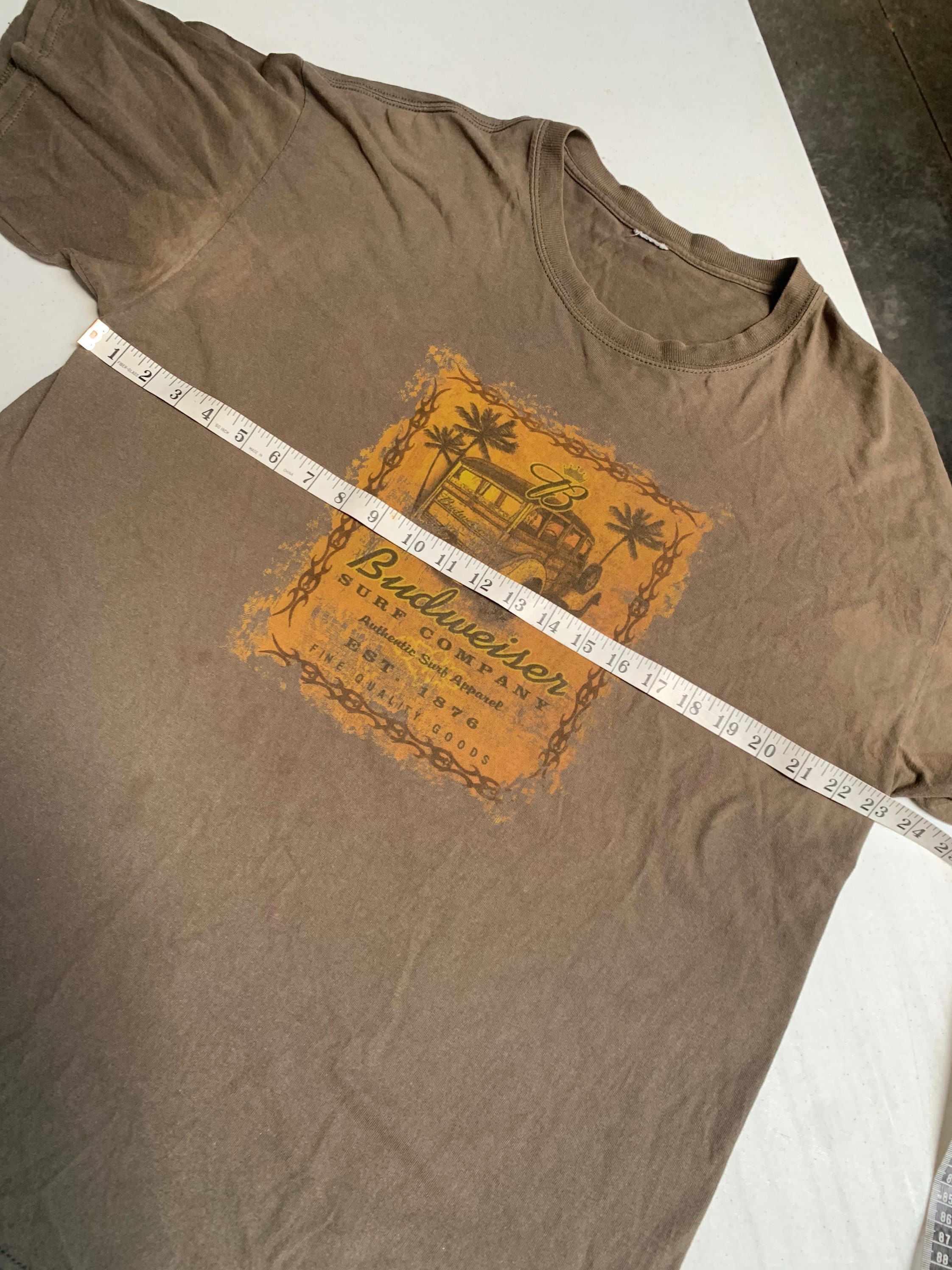 Vintage Budweiser Beer Surf Company T Shirt Fits XL Awesome Graphics - Etsy