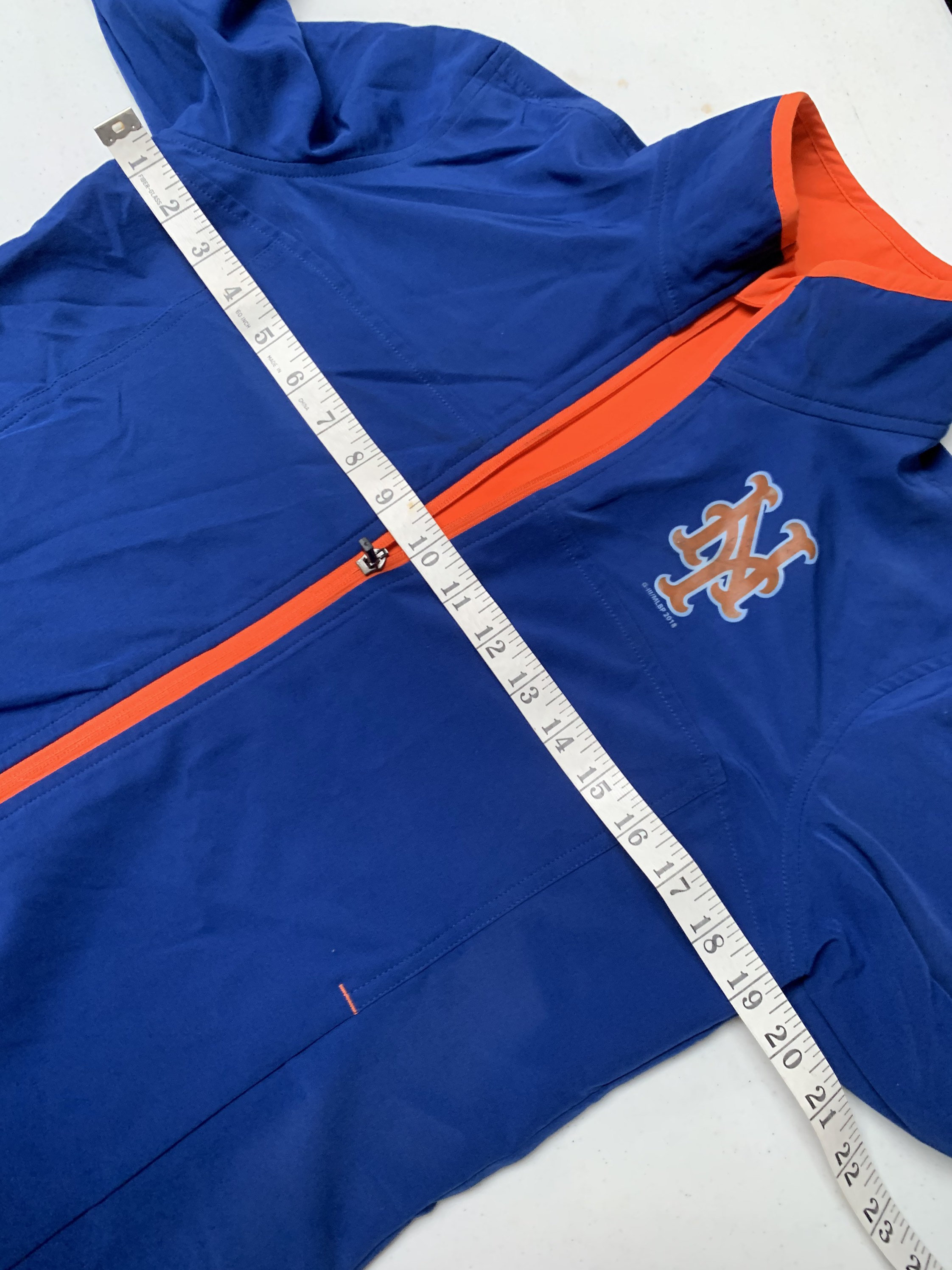 New York Mets Windbreaker Full Zip Jacket Size Small EUC - Etsy