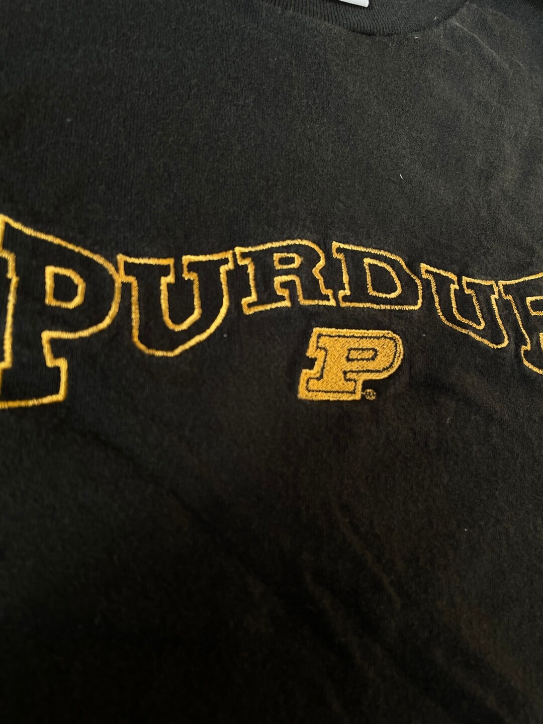 Purdue Boilermakers Embroidered T-shirt, Tagged Size XL, Great ...