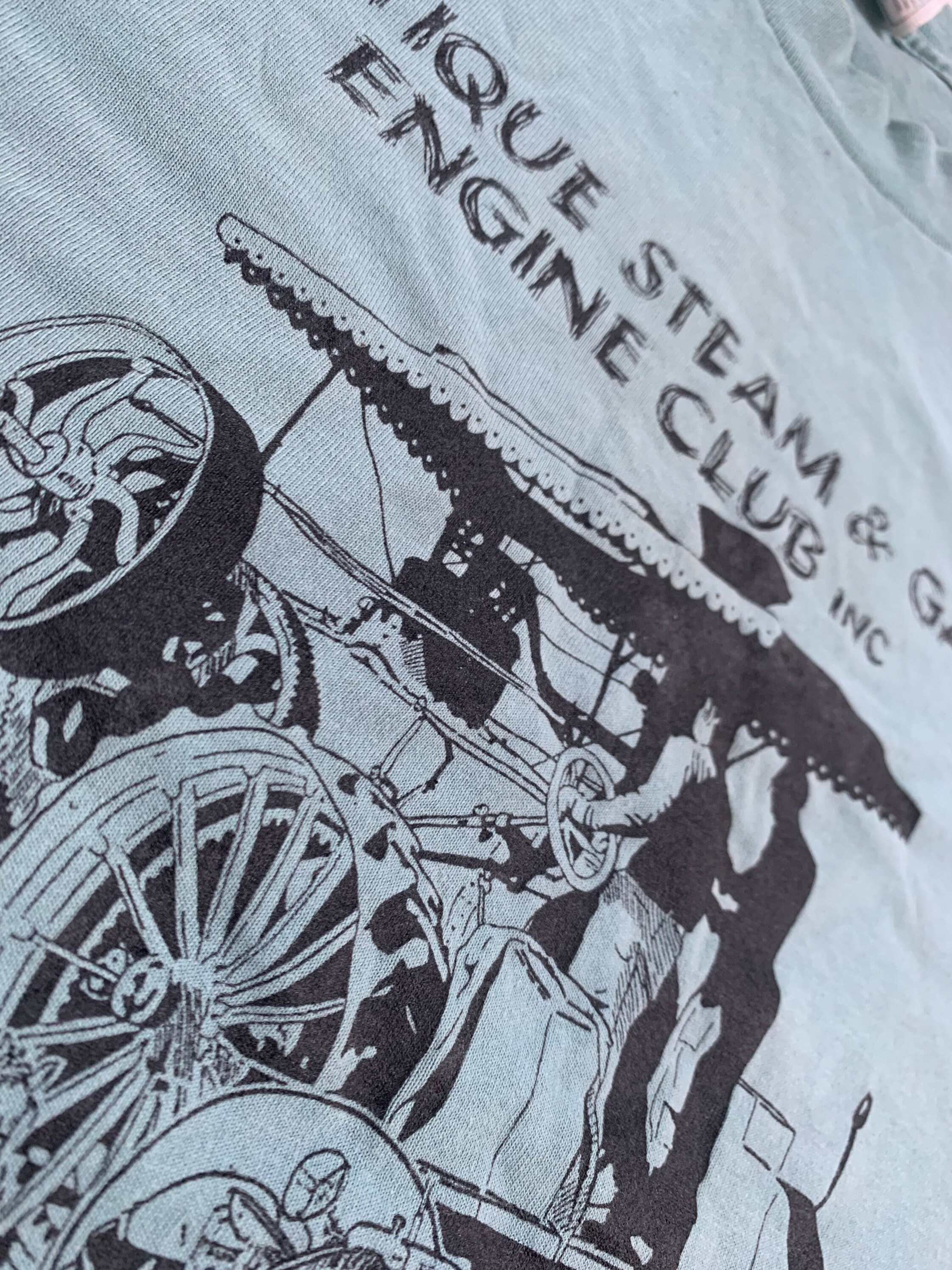 Vintage Antique Steam & Gas Engine Club T Shirt Tractor Size | Etsy