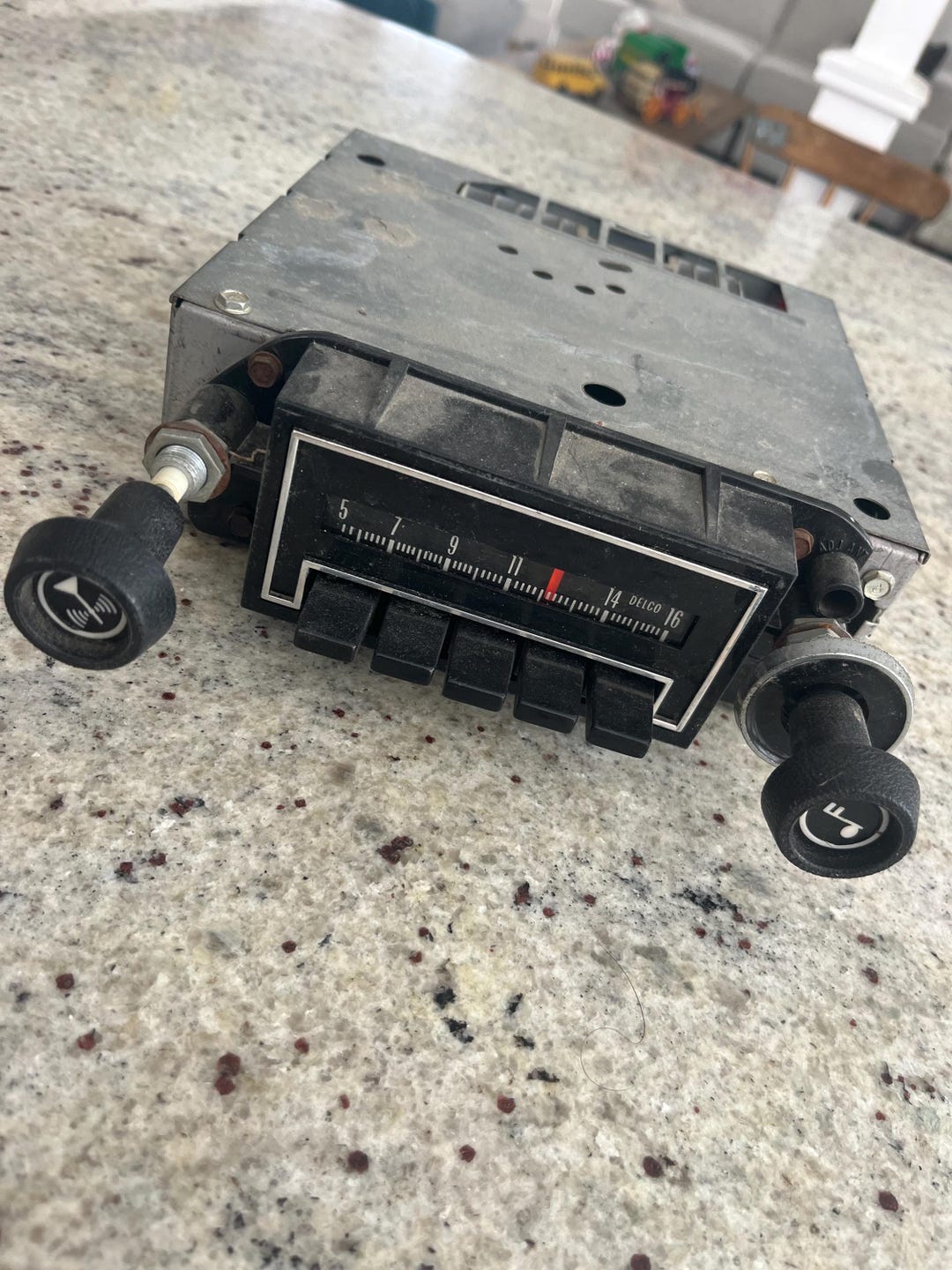 Vintage 1973 Delco GM Push Button Radio 31APB1 Chevy 'A' Body Nova ...